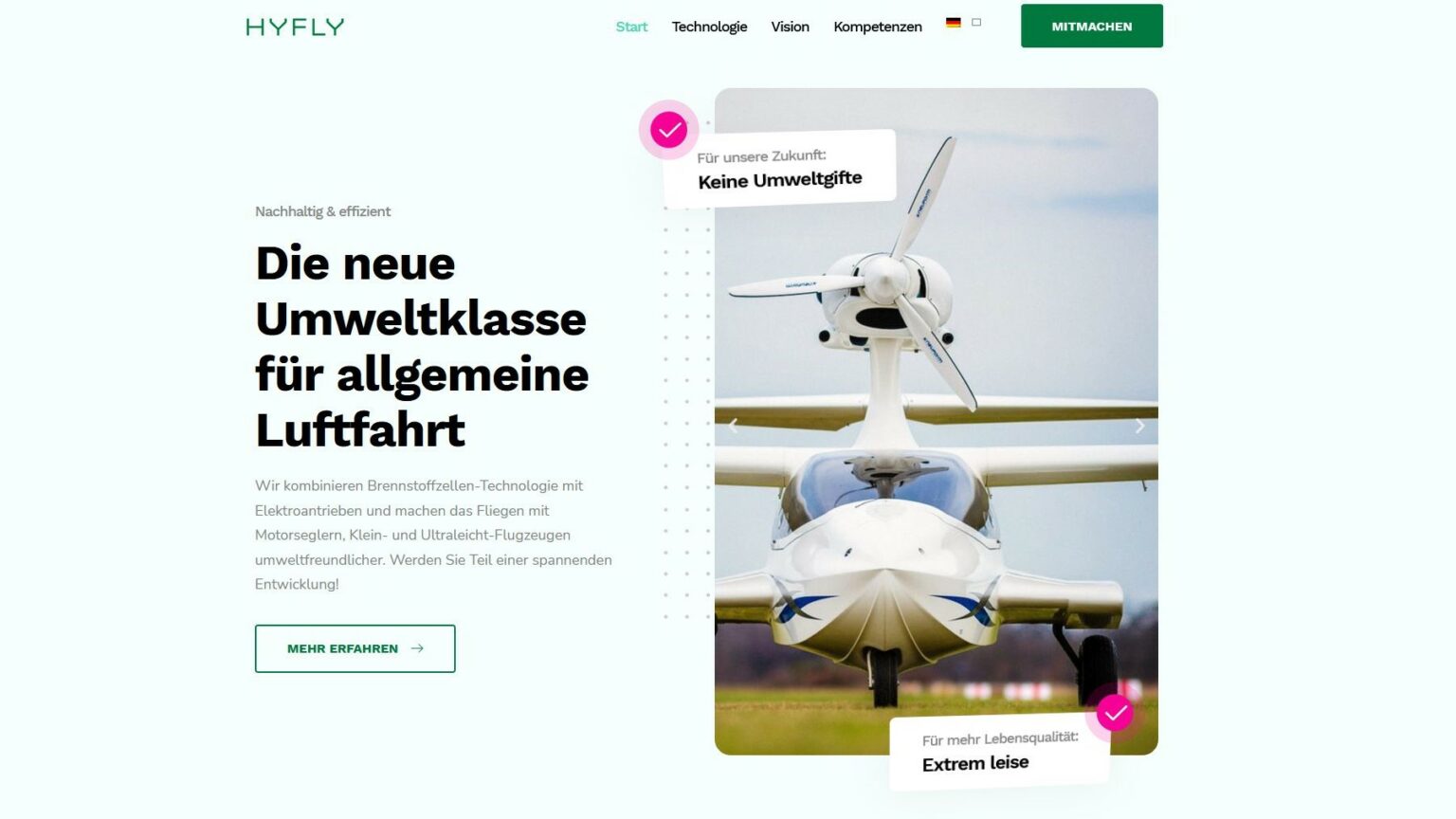 Neue Kooperationsplattform HYFLY für Wasserstoffantrieb gestartet ...